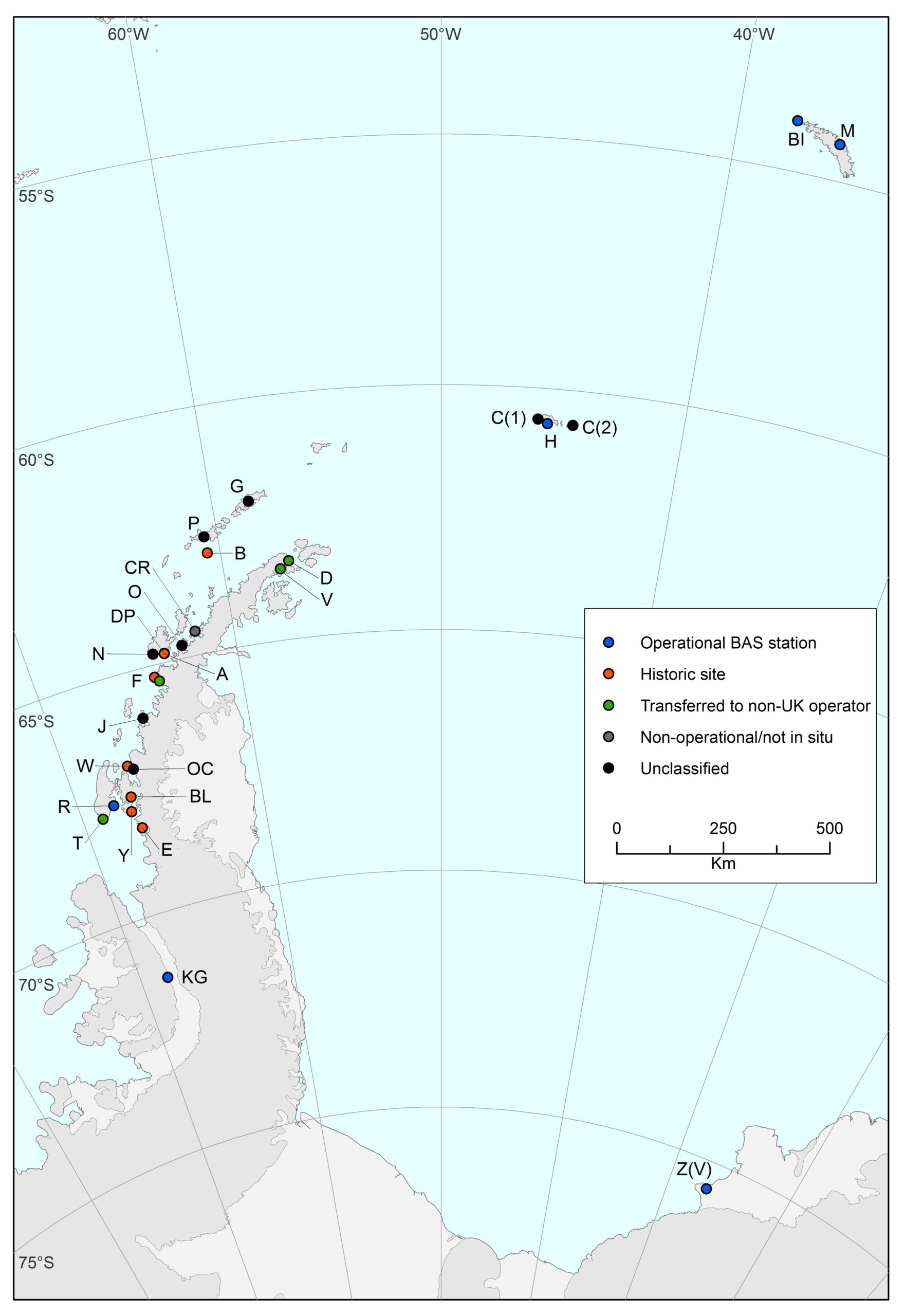 History of British stations and refuges - British Antarctic Survey