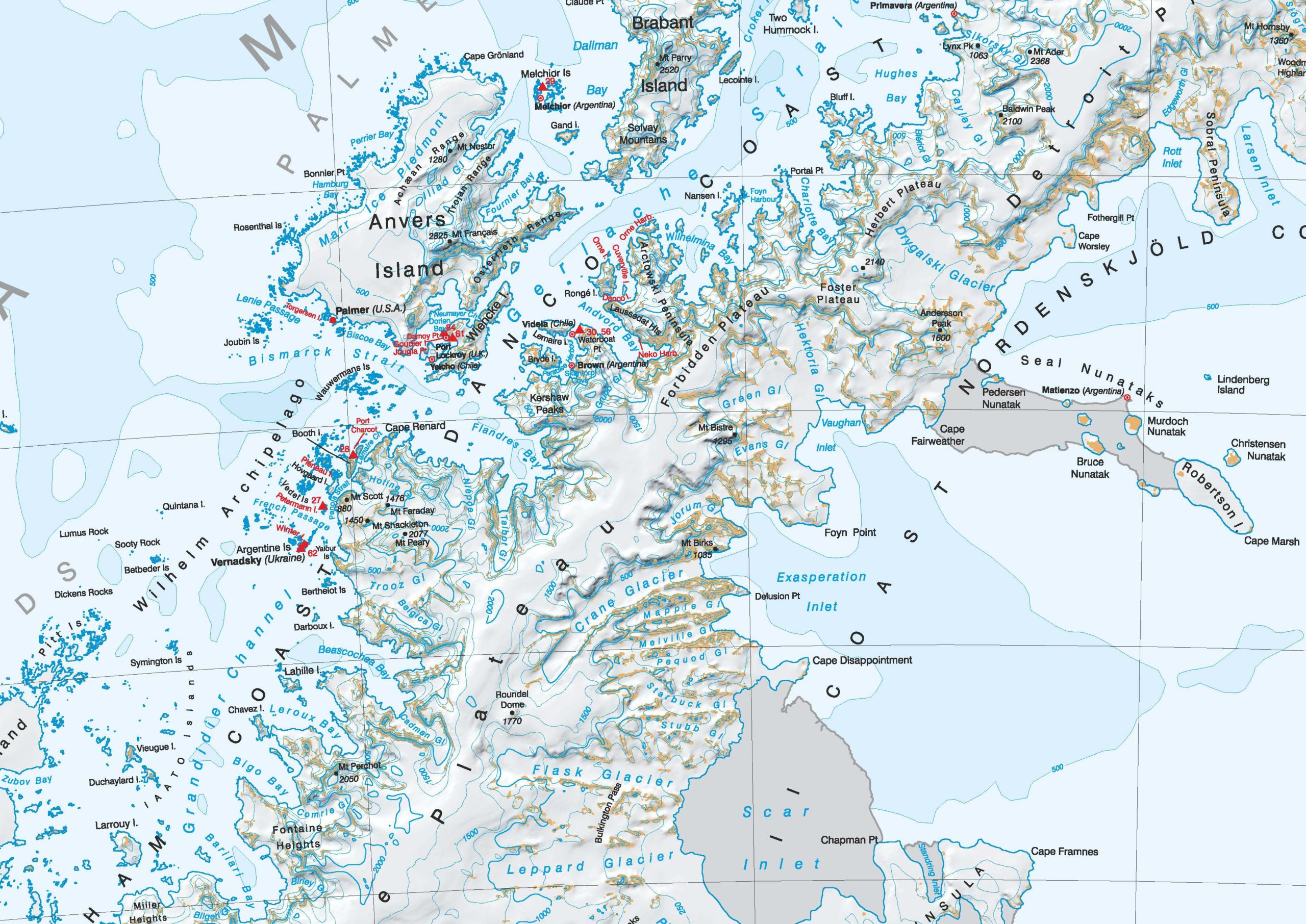 Topographic maps - British Antarctic Survey