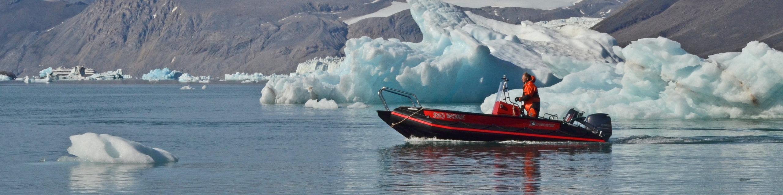 Arctic Station boating - British Antarctic Survey