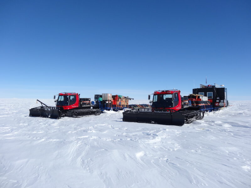 Tractor train traverse system - British Antarctic Survey