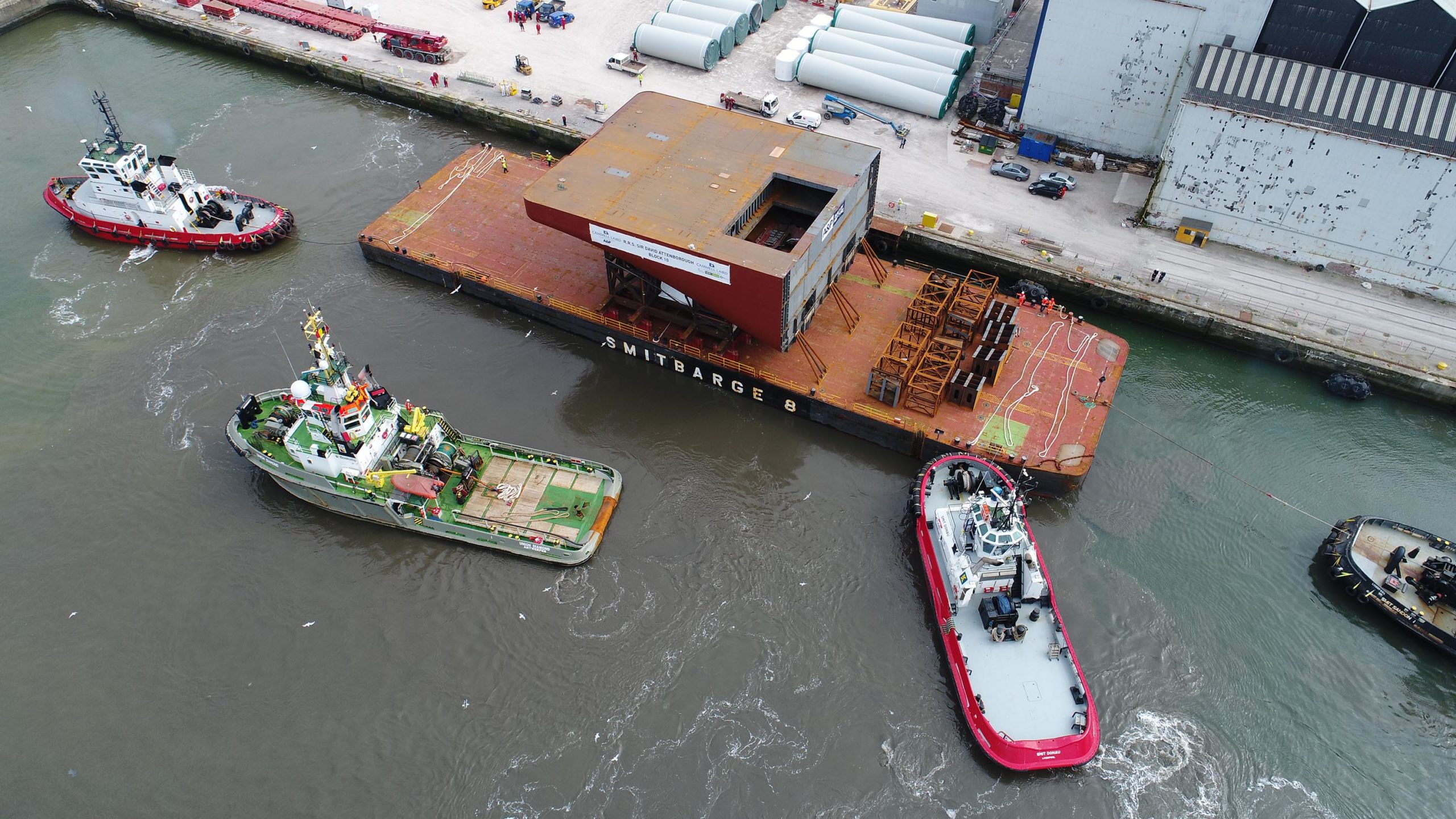 Update - polar ship stern block arrives in Birkenhead - British ...