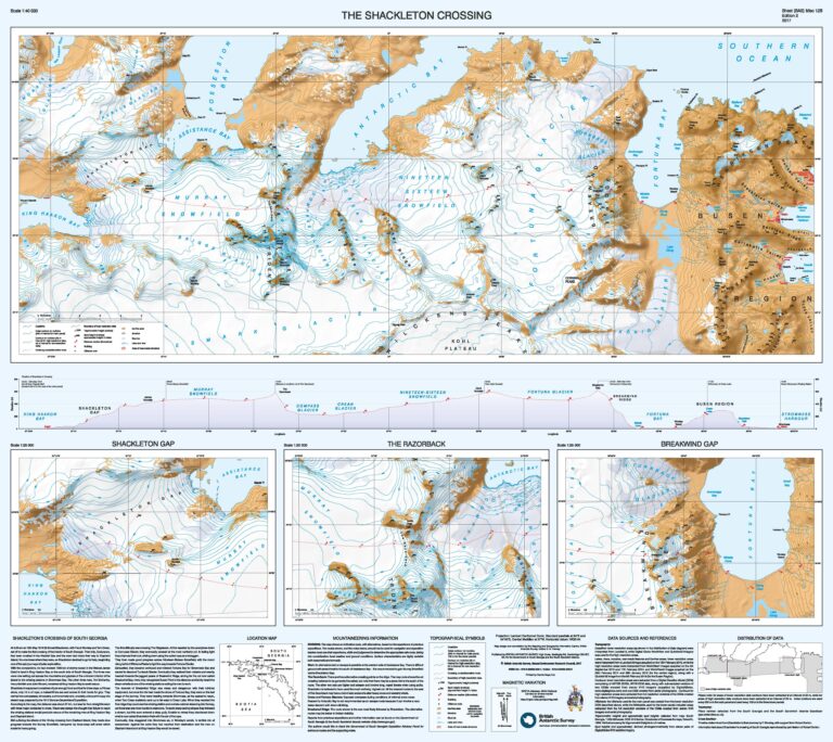 New map of South Georgia unveiled - British Antarctic Survey - News