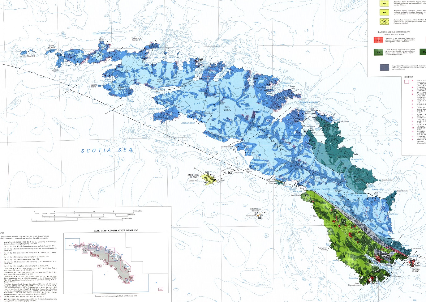 Geological and Thematic maps - British Antarctic Survey