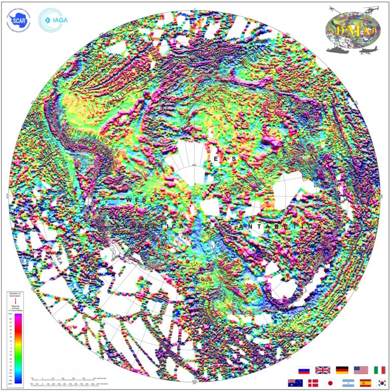 New magnetic anomaly map helps unveil Antarctica - British Antarctic ...