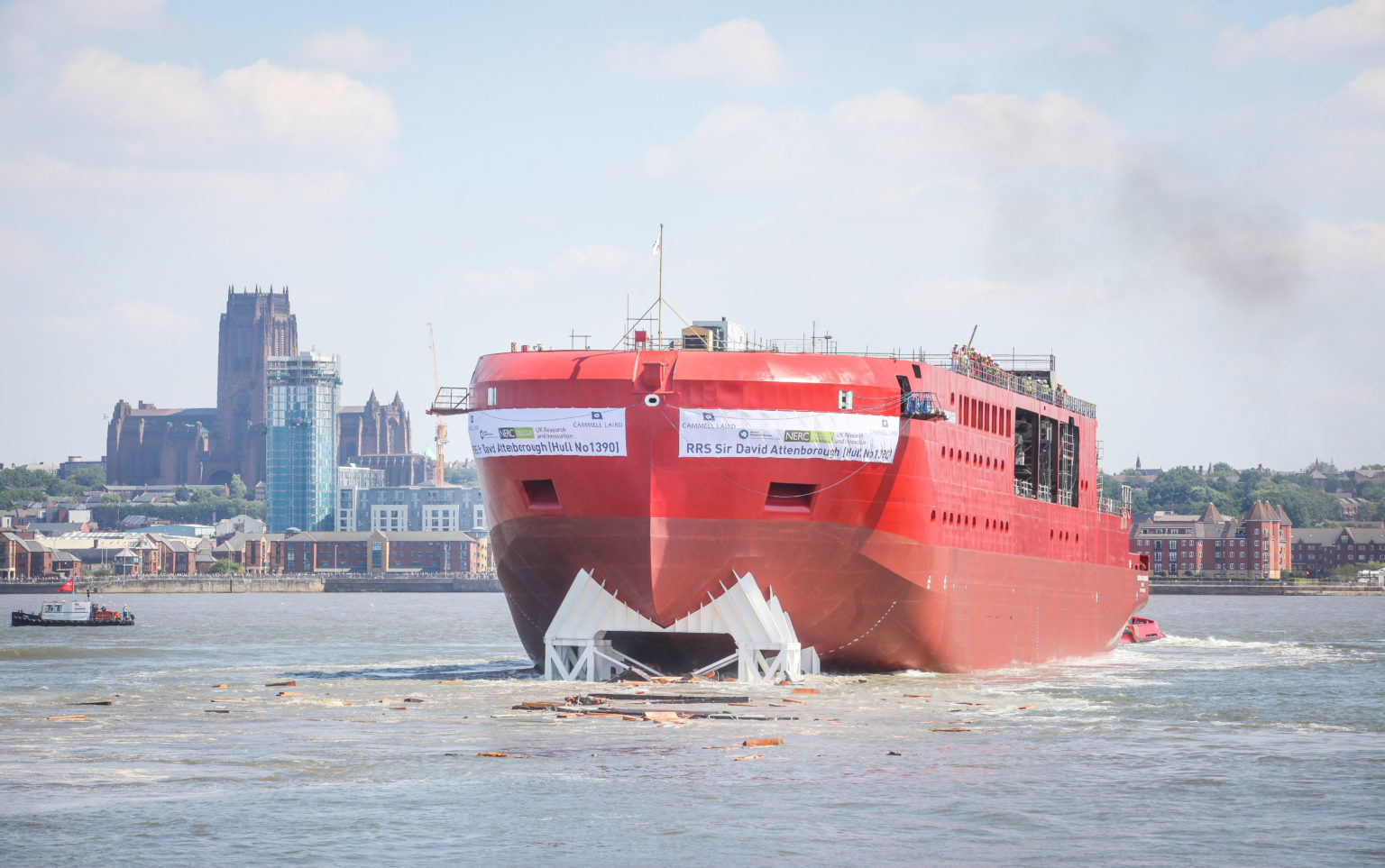 Launch of RRS Sir David Attenborough - in pictures - British Antarctic ...