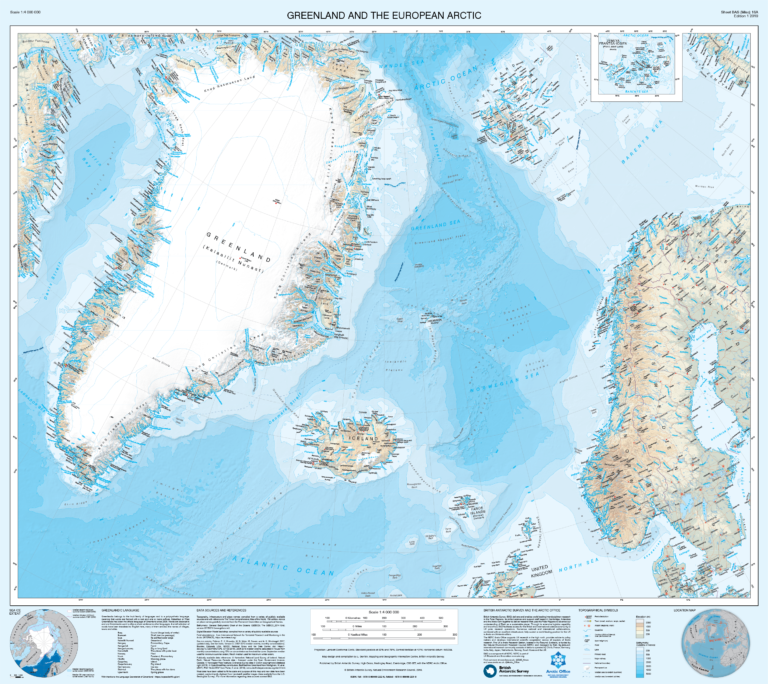 New map of Greenland reveals fast-changing environment - British ...