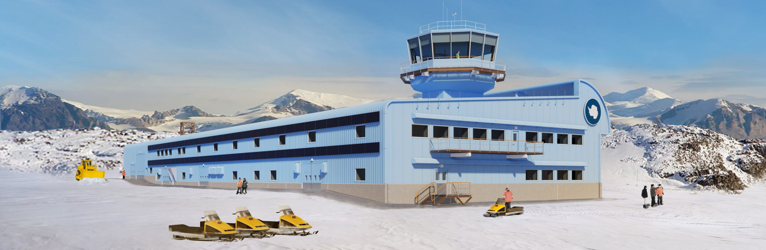 New building at Rothera breaks ground - British Antarctic Survey