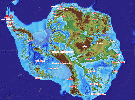 Updated Mapping Datasets for Antarctica - British Antarctic Survey