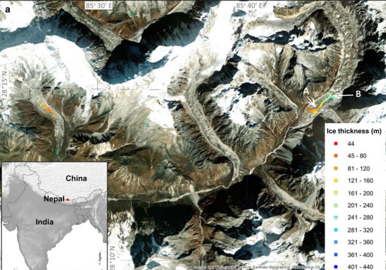 Gangotri Glacier Map