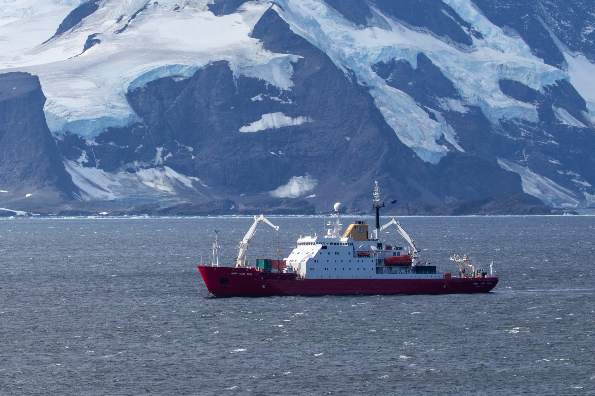 RRS James Clark Ross departs Antarctica for the final time - British ...
