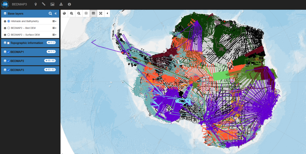 Bedmap - British Antarctic Survey - Project
