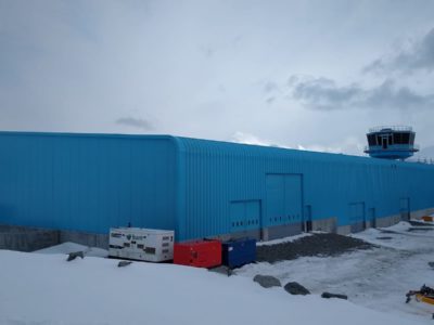 Exterior complete for new Antarctic science and operations facility ...