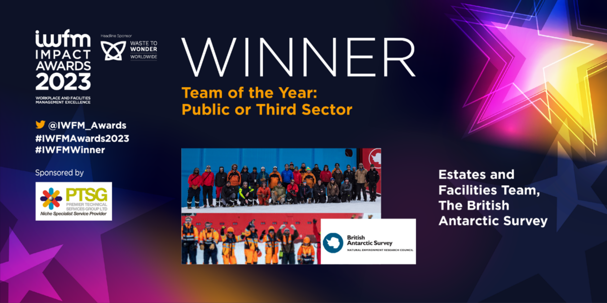 Estates and Facilities Team win prestigious award - British Antarctic ...