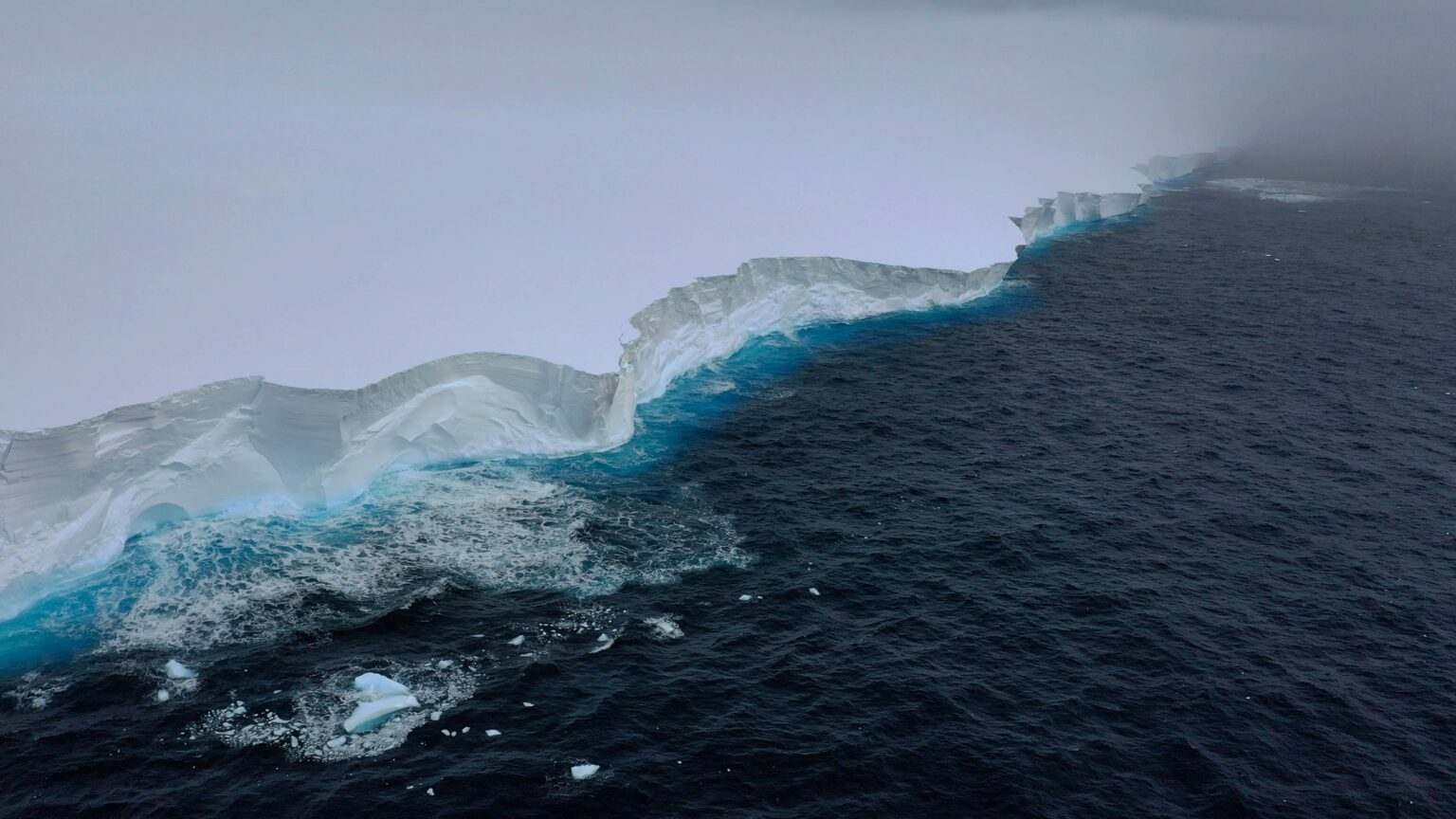 New animation shows track of giant A23a iceberg - British Antarctic Survey