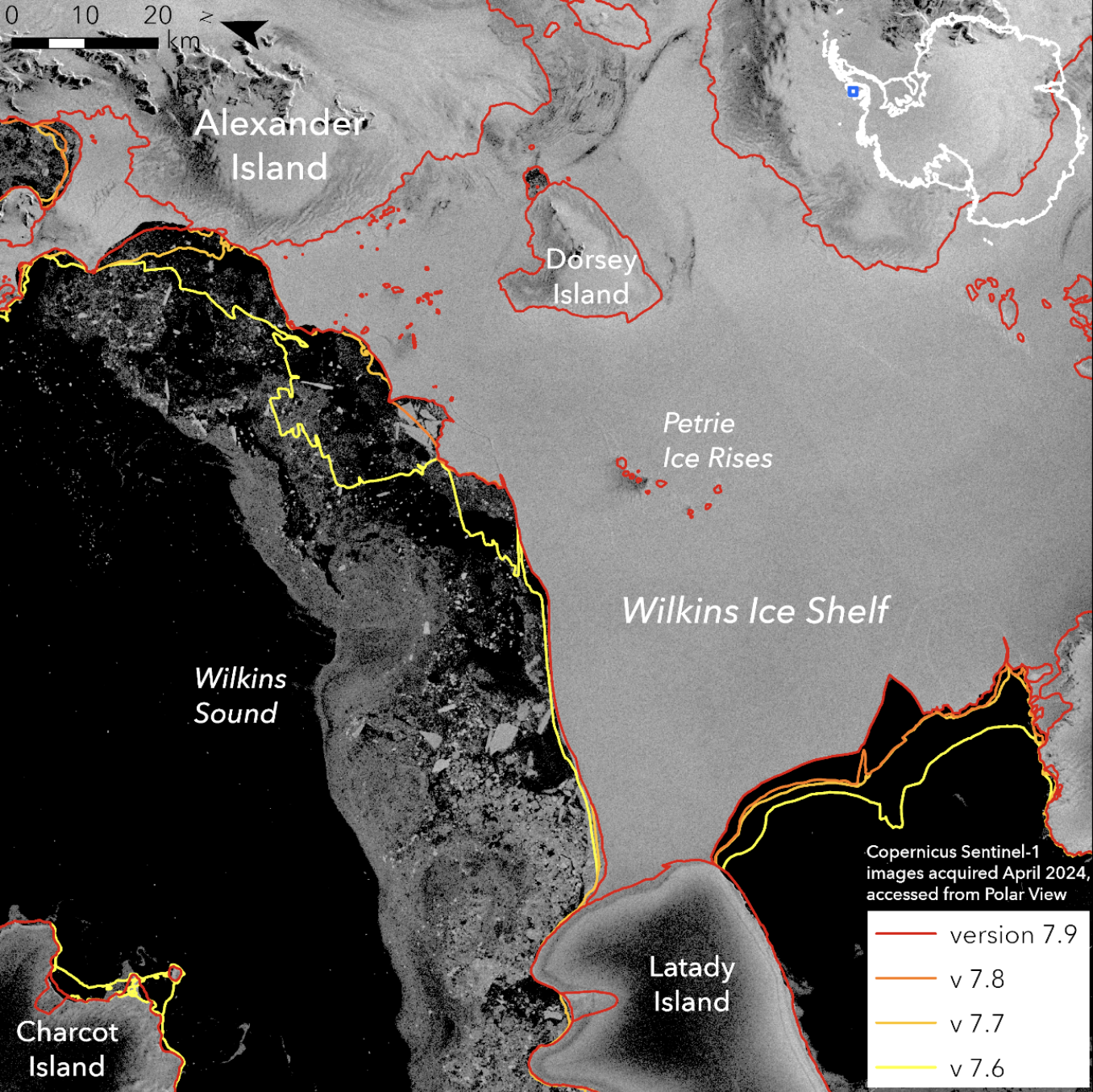 New interactive map of Antarctica available to all - British Antarctic ...