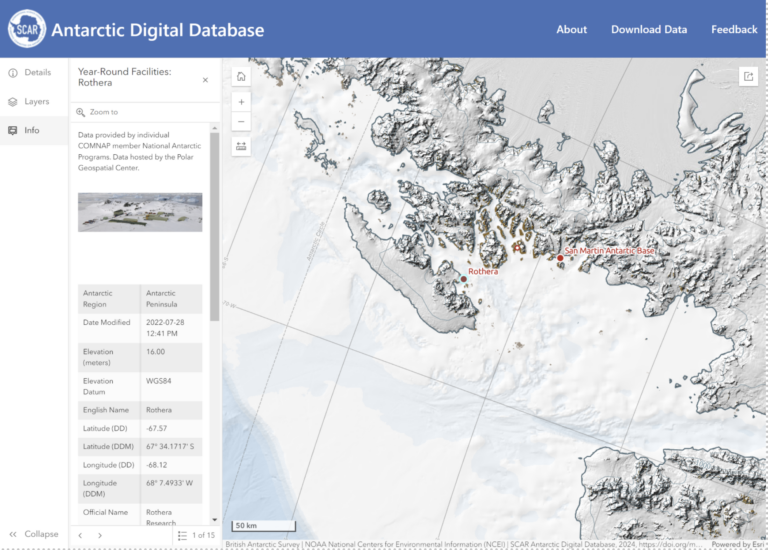 New interactive map of Antarctica available to all - British Antarctic ...