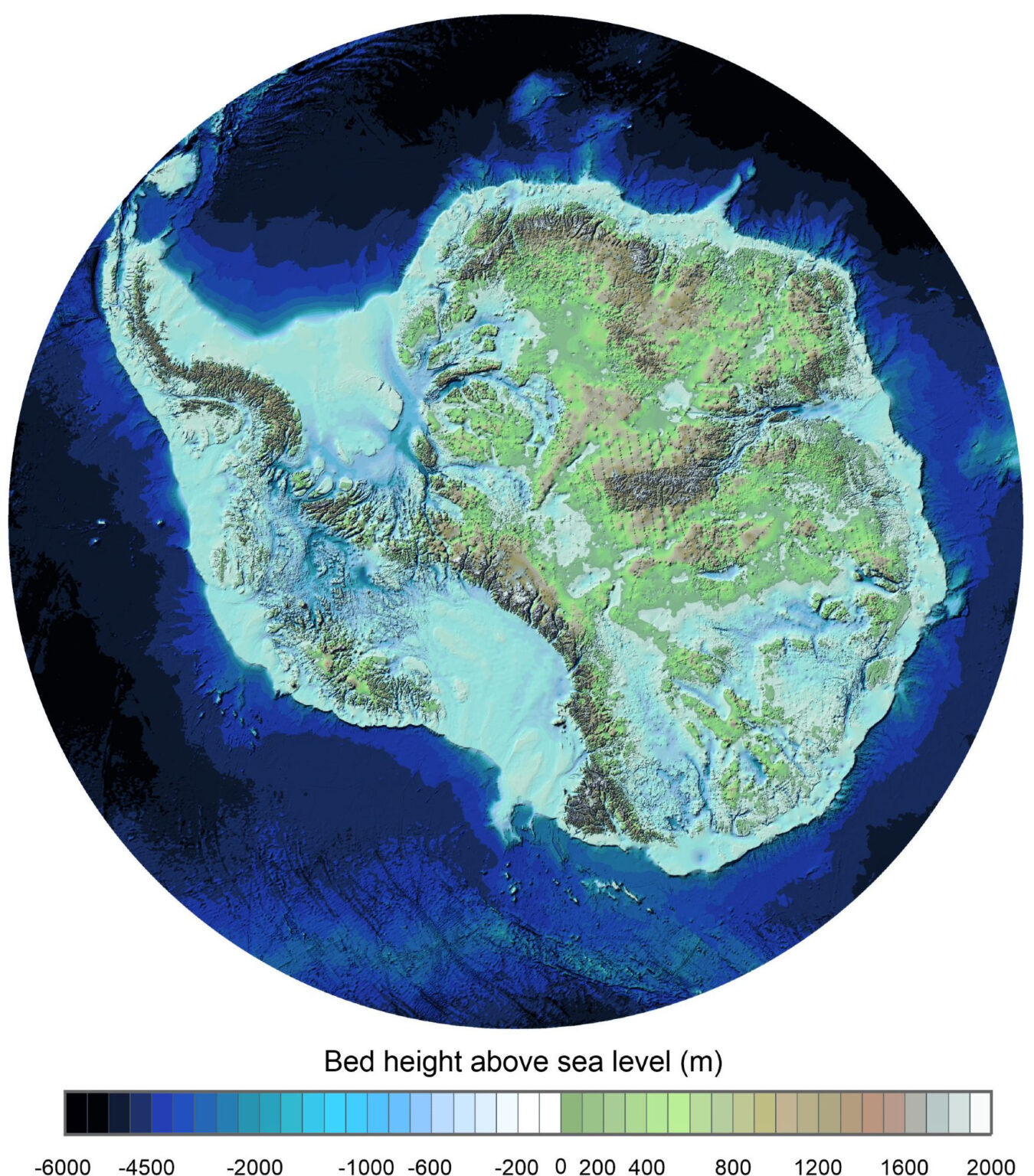 New map of landscape beneath Antarctica unveiled - British Antarctic ...